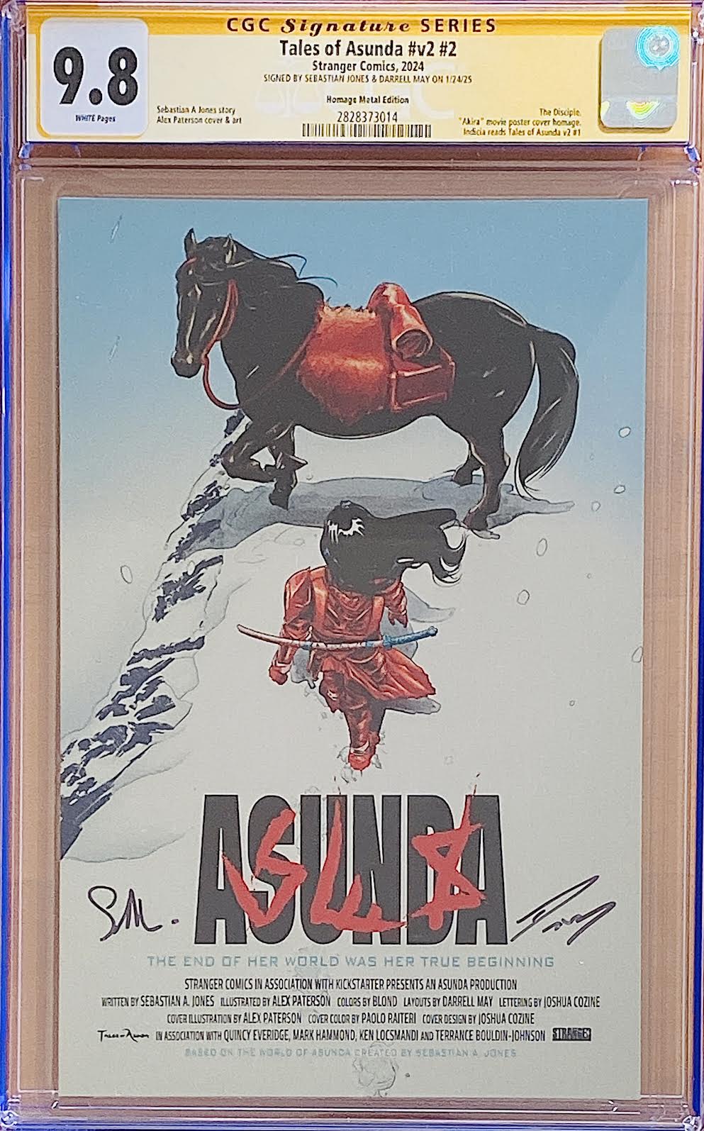 Tales of Asunda v2 #2: Disciple - Akira Homage Silver Metal Edition
